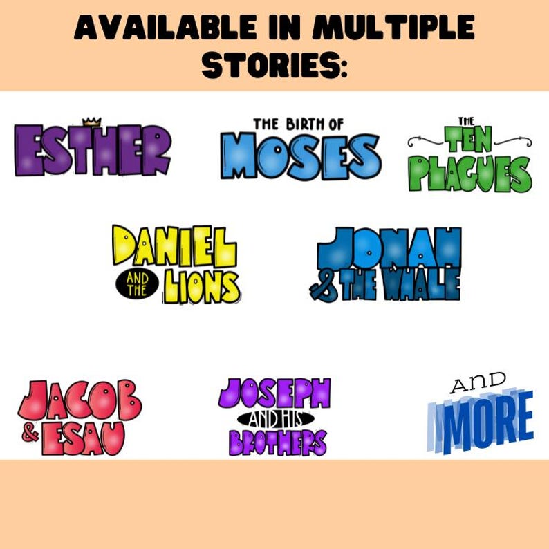 David and Goliath Bible Story Kit for Kids | KJV Memory Verses, Bible ...