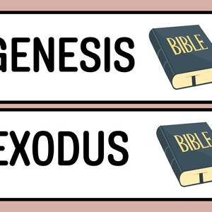 Printable Books of the Bible Flashcards | Old and New Testament | Ready ...