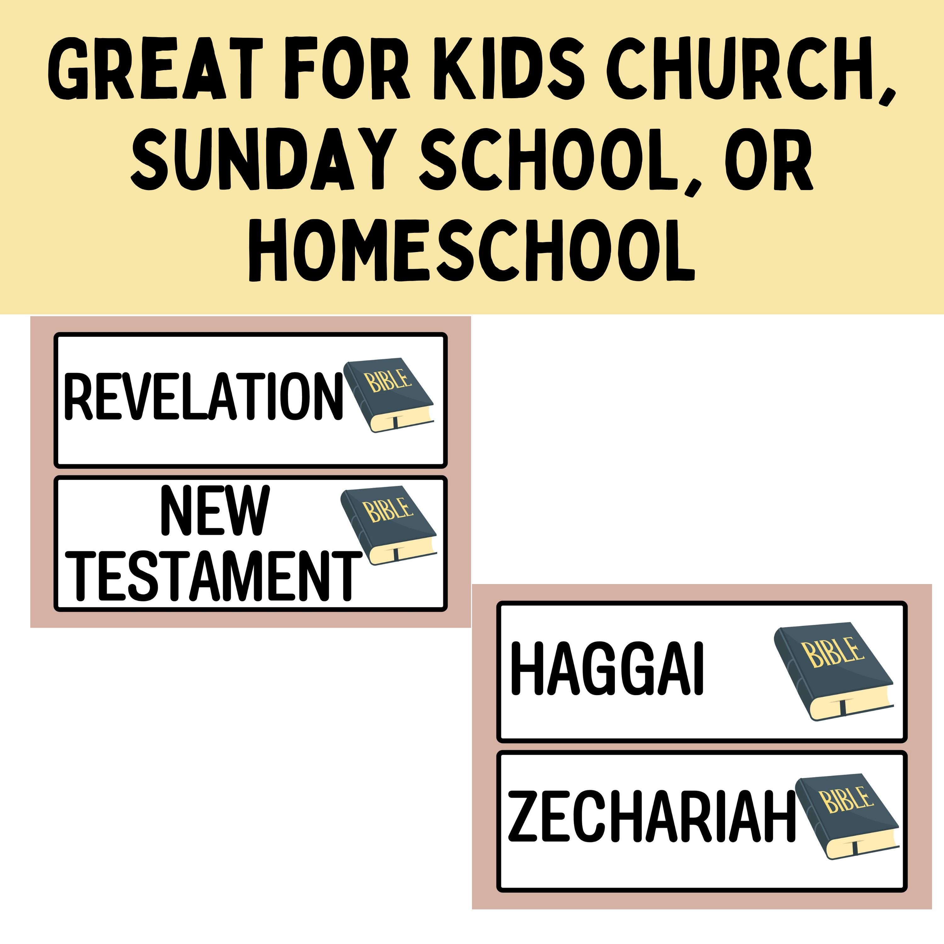 Printable Books of the Bible Flashcards | Old and New Testament | Ready ...