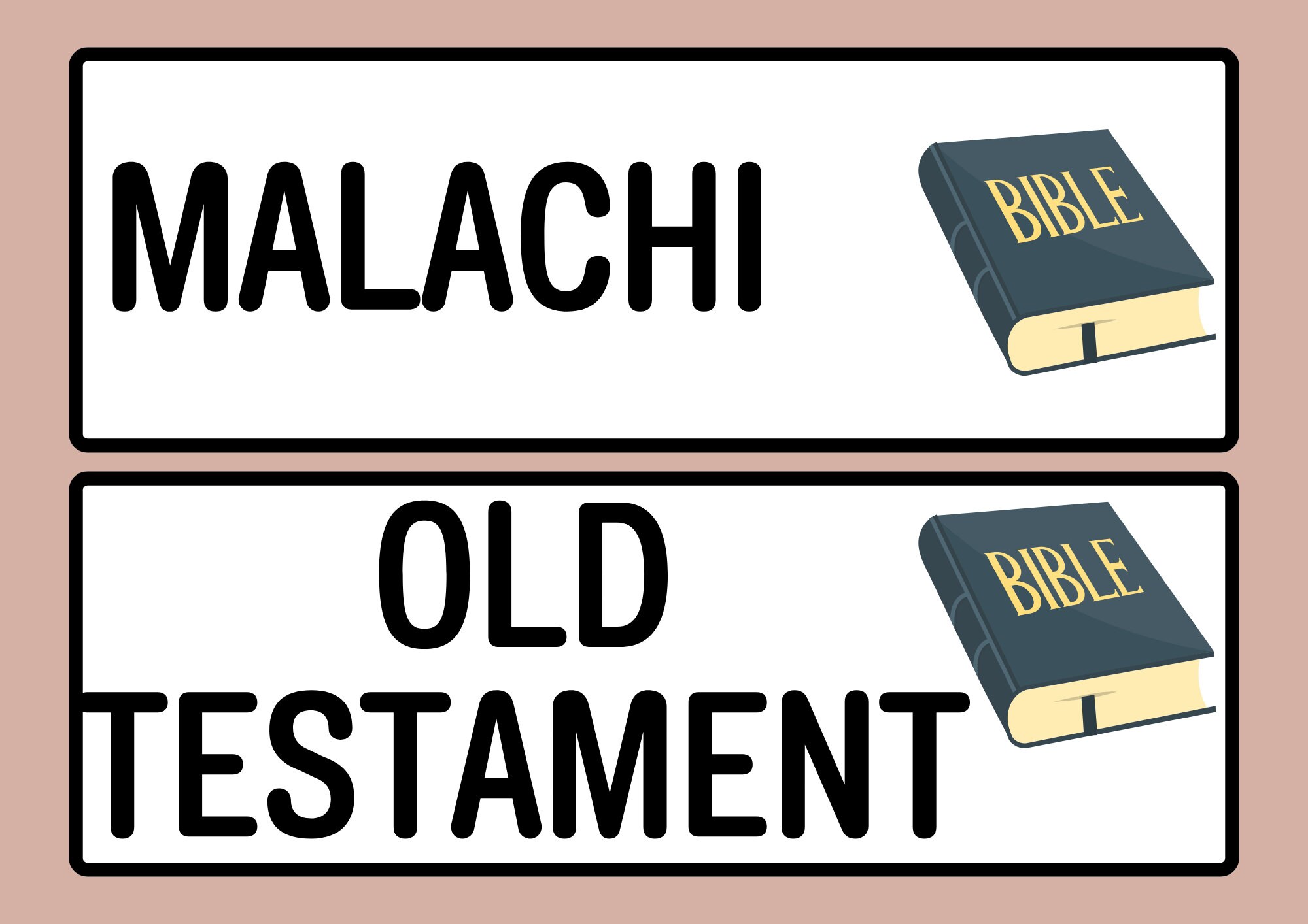 Printable Books of the Bible Flashcards | Old and New Testament | Ready ...