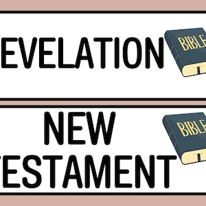 Printable Books of the Bible Flashcards | Old and New Testament | Ready ...