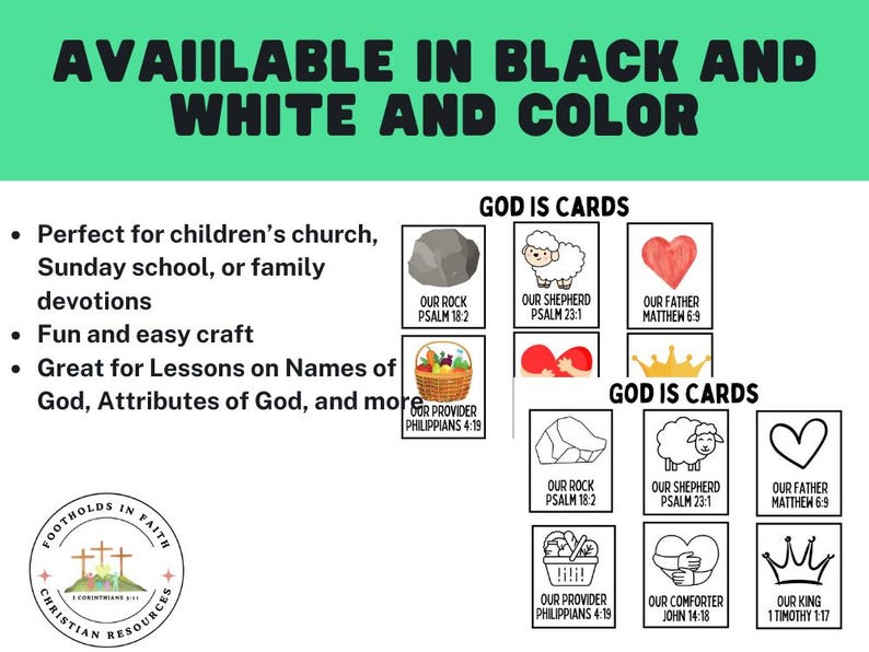 God is Flipbook Craft for Kids | Sunday School, Homeschool & Children's ...