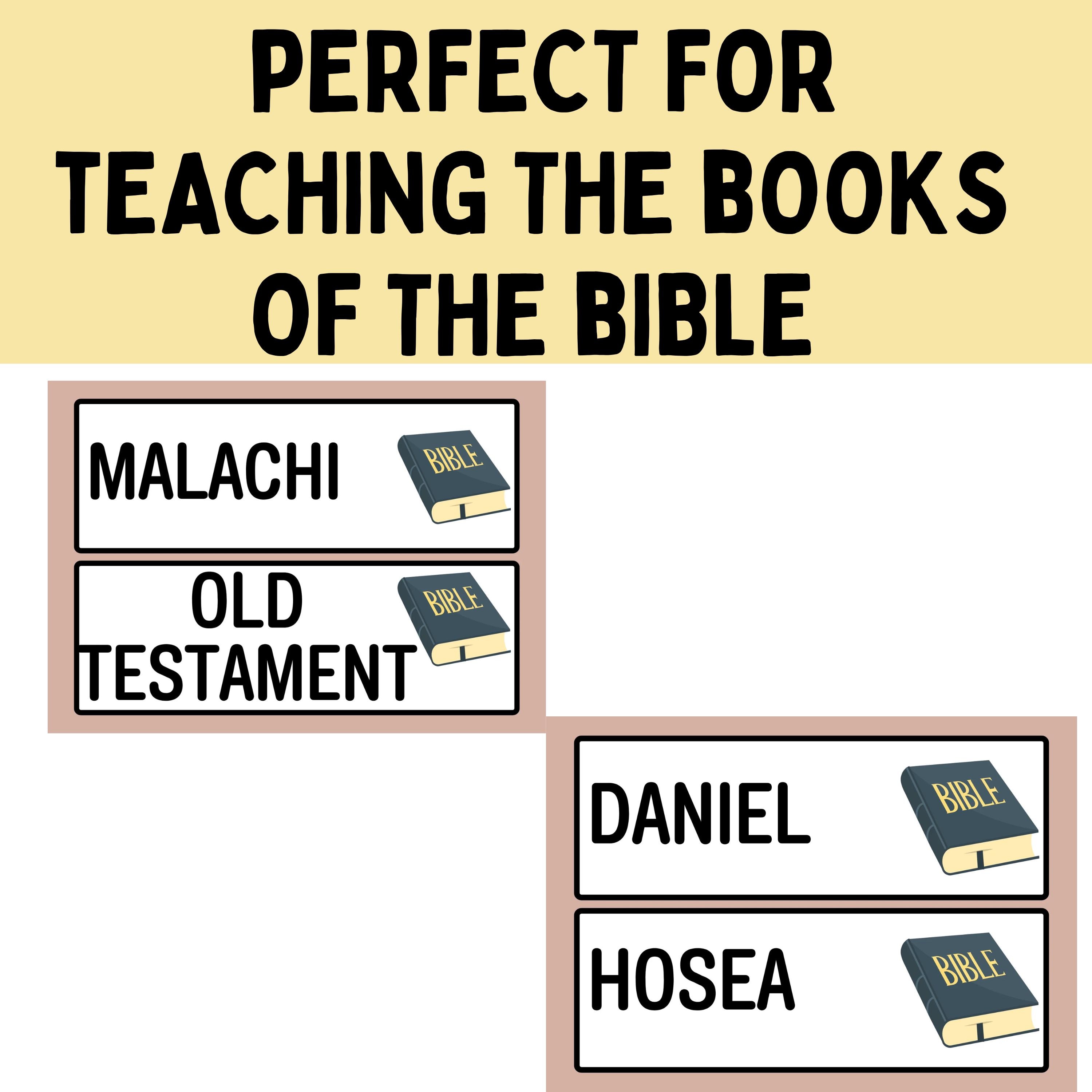 Printable Books of the Bible Flashcards | Old and New Testament | Ready ...