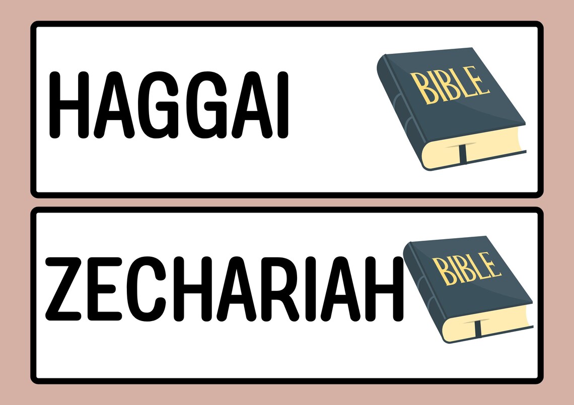 Printable Books of the Bible Flashcards | Old and New Testament | Ready ...