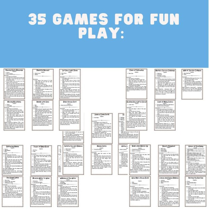 Minute to Win It Bible Games: Youth Group & Church Activity (digital ...