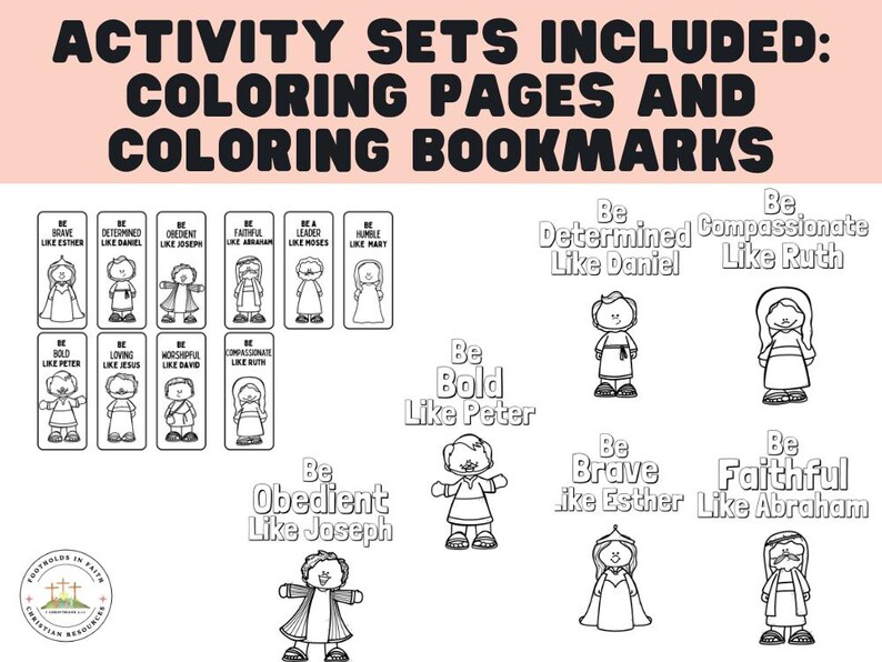 Bible Character Traits Bundle | Christian Classroom Posters, Flash ...