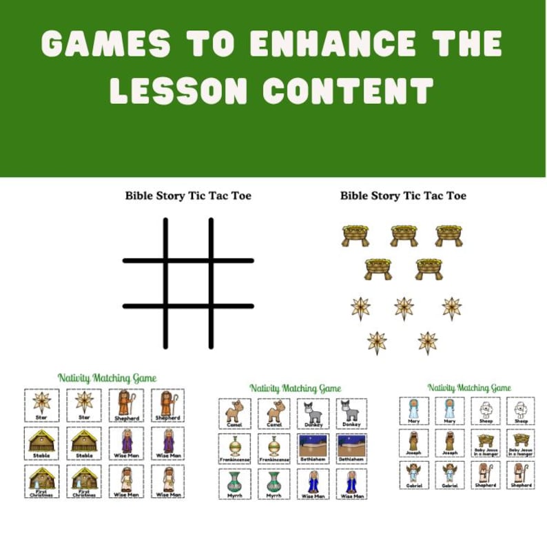 Christmas Story Bible Activity Kit: Nativity Crafts & Games (digital ...