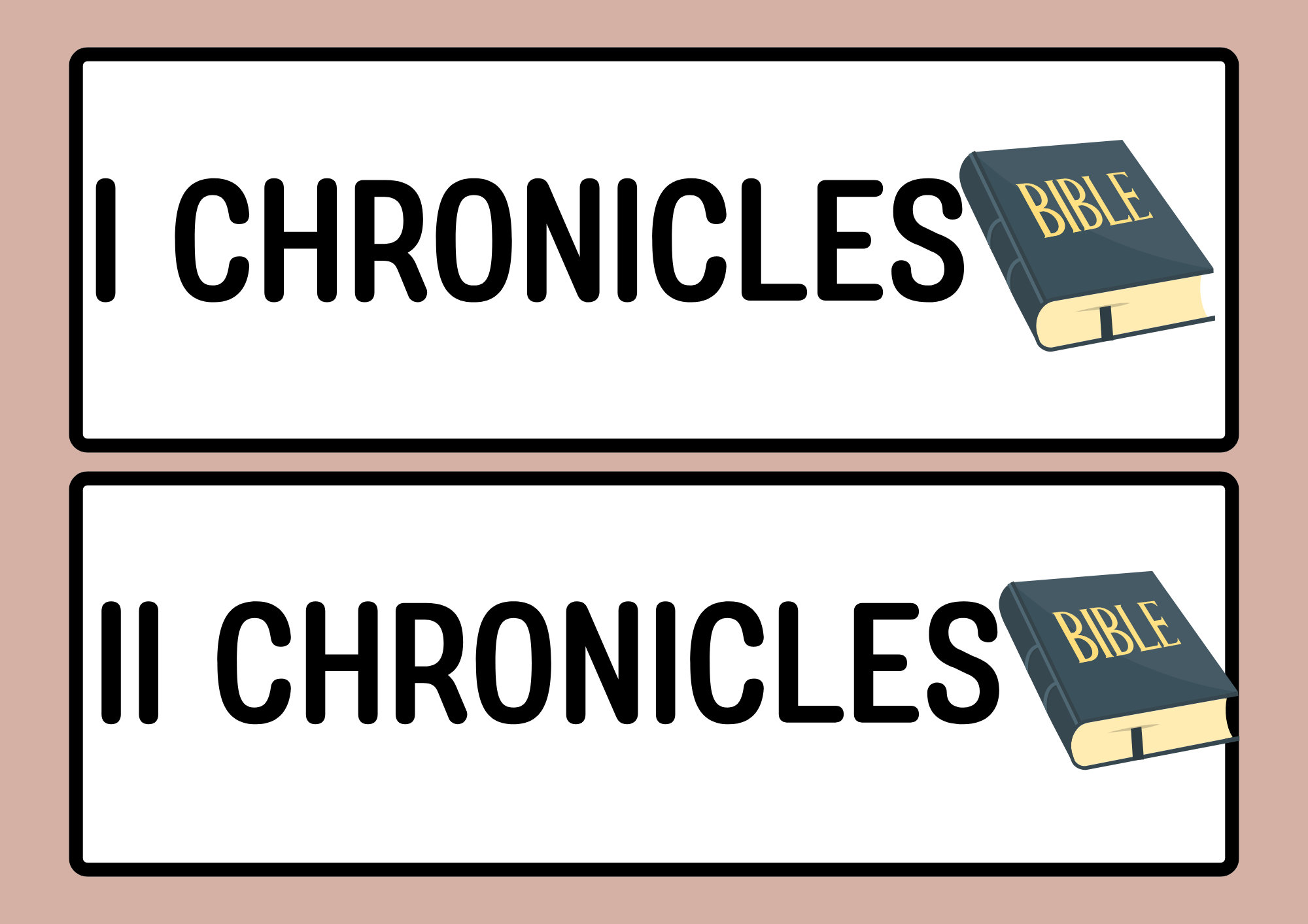 Printable Books of the Bible Flashcards | Old and New Testament | Ready ...