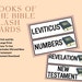 Printable Books of the Bible Flashcards Old and New Testament Ready to ...