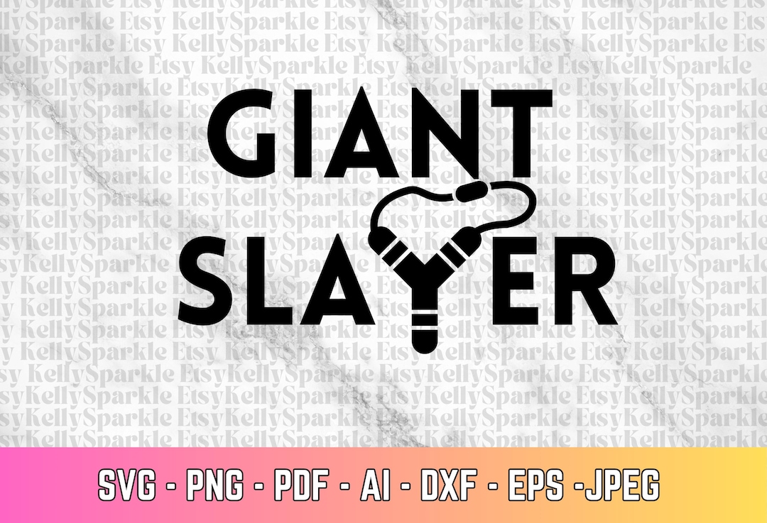 Giant Slayer SVG File Christian Kids Shirt SVGS David and Goliath SVG ...