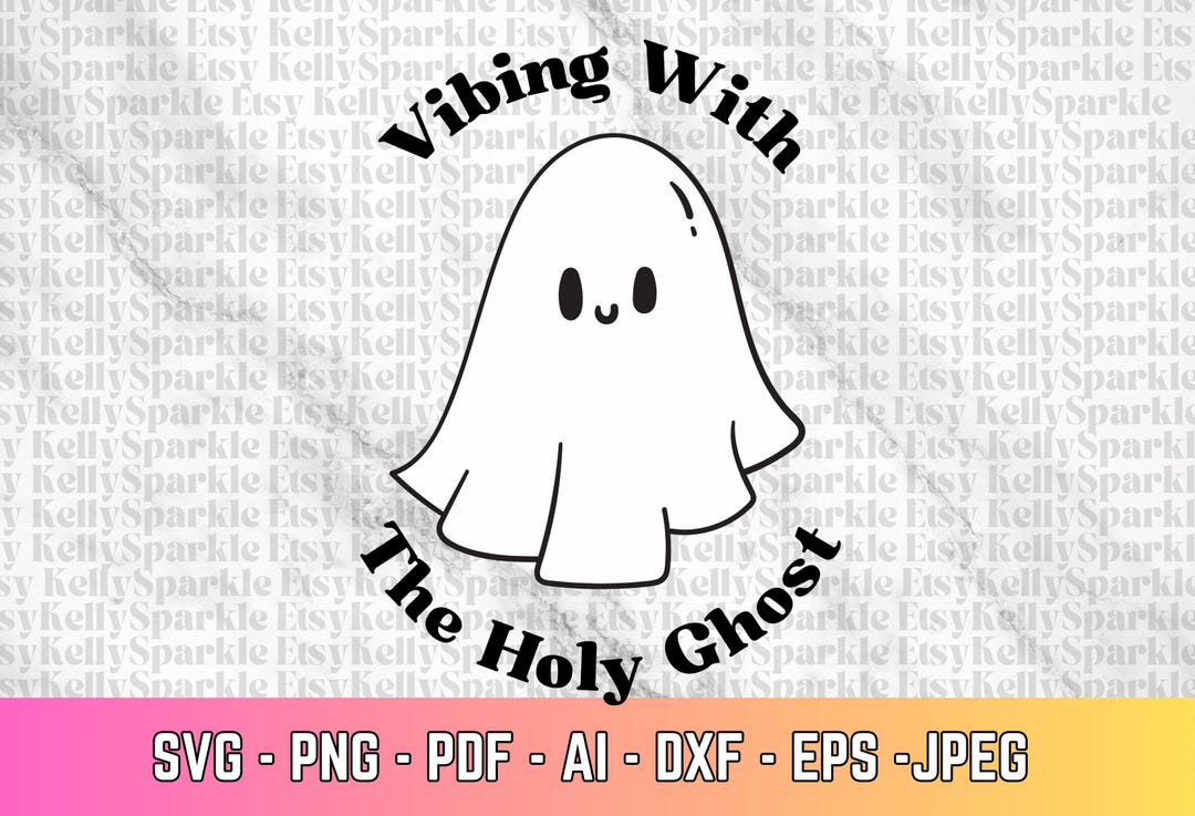 Vibing With the Holy Ghost SVG Shirt File for Cricut and Cutting ...