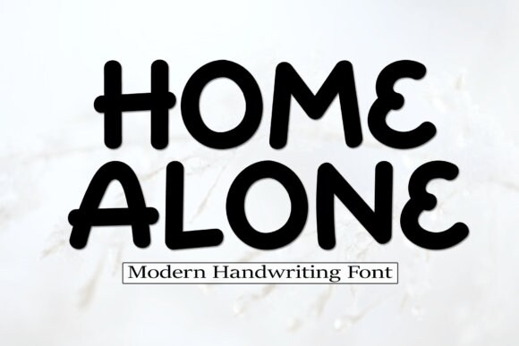 Home Alone Font, Bold Font, Classic Font, Script Font, Vintage Font ...