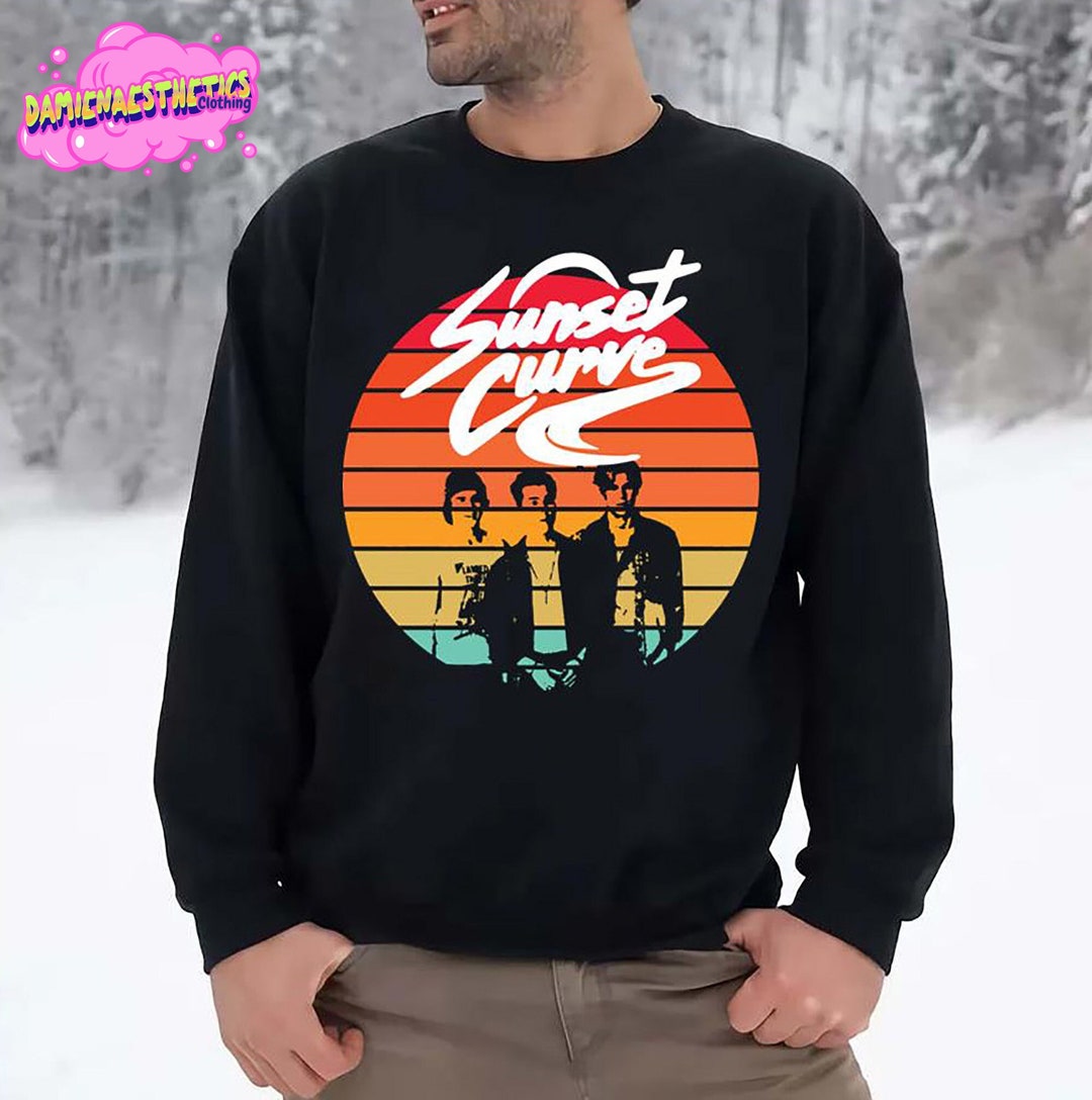 Sunset Curve Band Julie and the Phantoms Vintage Unisex T-shirt, Punk ...