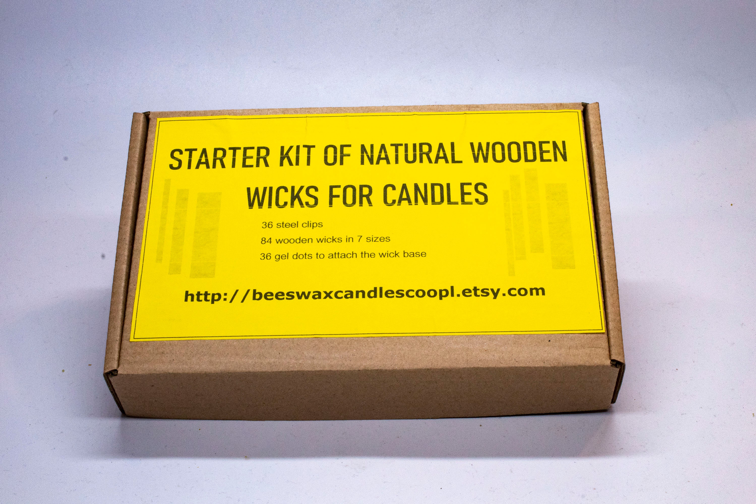 Wooden Wicks Starter Kit. 96 Wooden Wicks in 8 Widths, for Each Type of ...