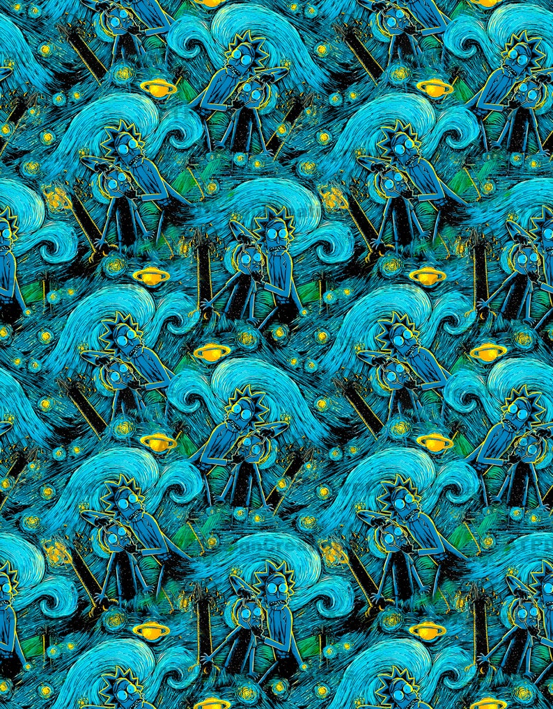 Rick and Morty Seamless Pattern, Rick and Morty Tumbler, Cartoon ...
