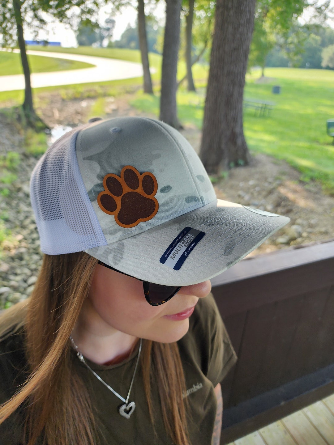 Real Leather Paw Print Hat for Dog Lovers - Perfect Personalized Gift ...