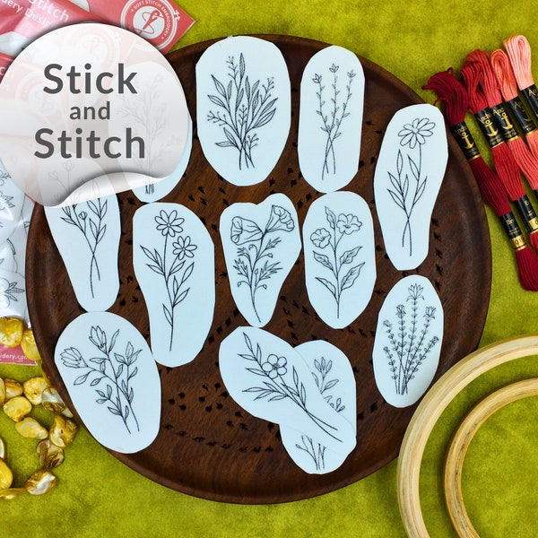 Wash Away Embroidery Pattern - Etsy