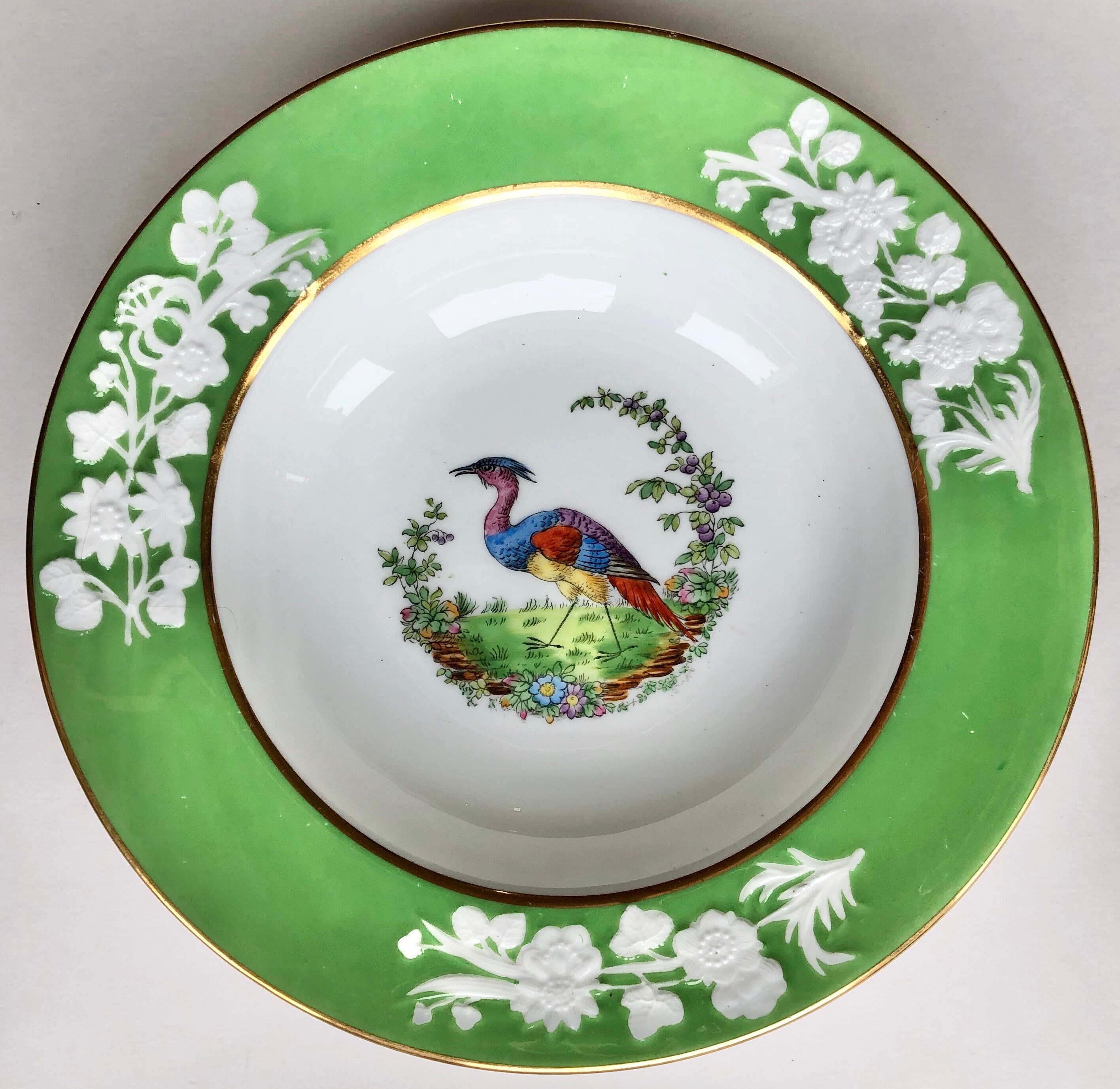 Spode Exotic Bird / Peacock / Pheasant Rim Soup Bowl. Rare Collectible ...