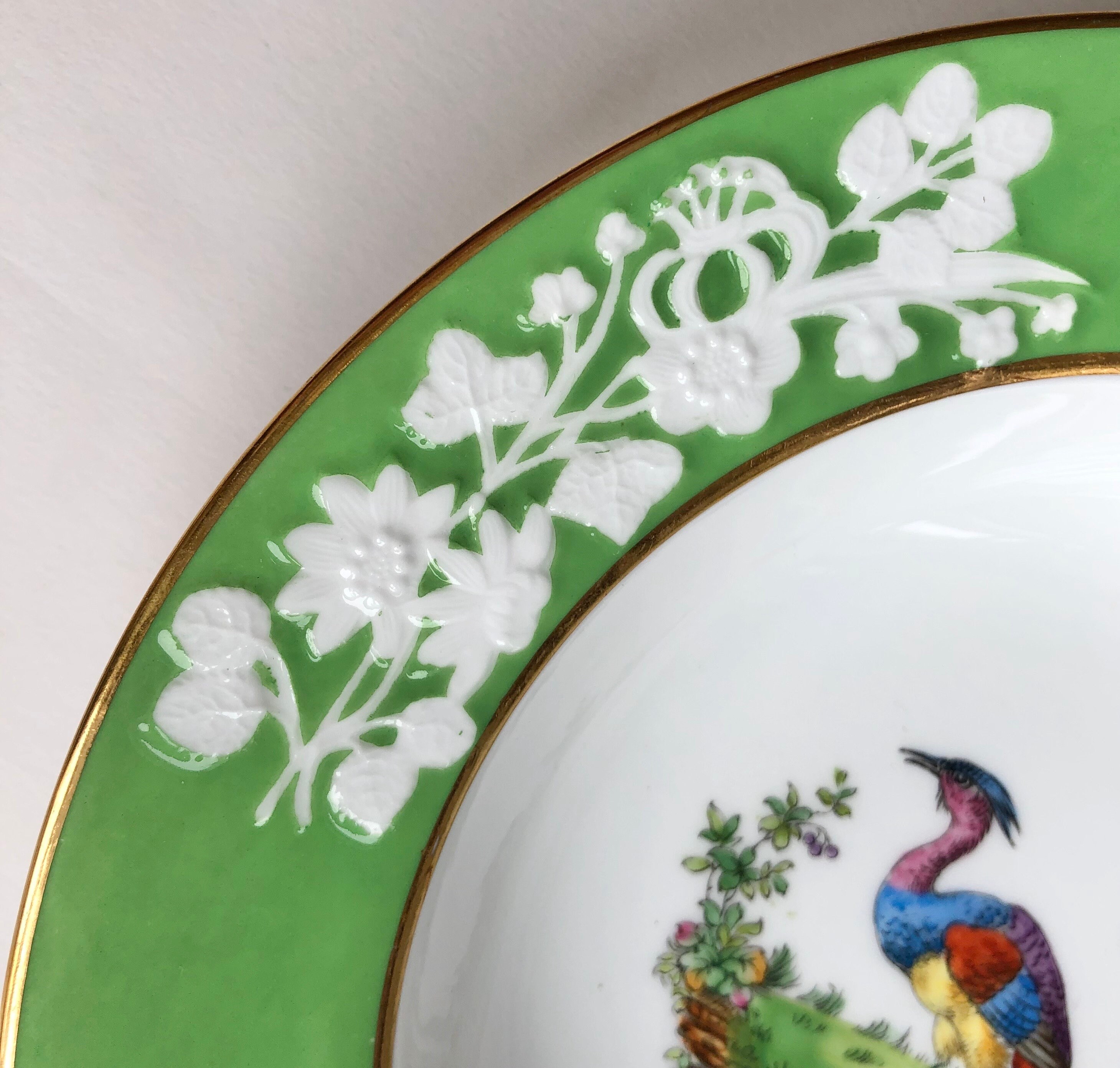 Spode Exotic Bird / Peacock / Pheasant Rim Soup Bowl. Rare Collectible ...