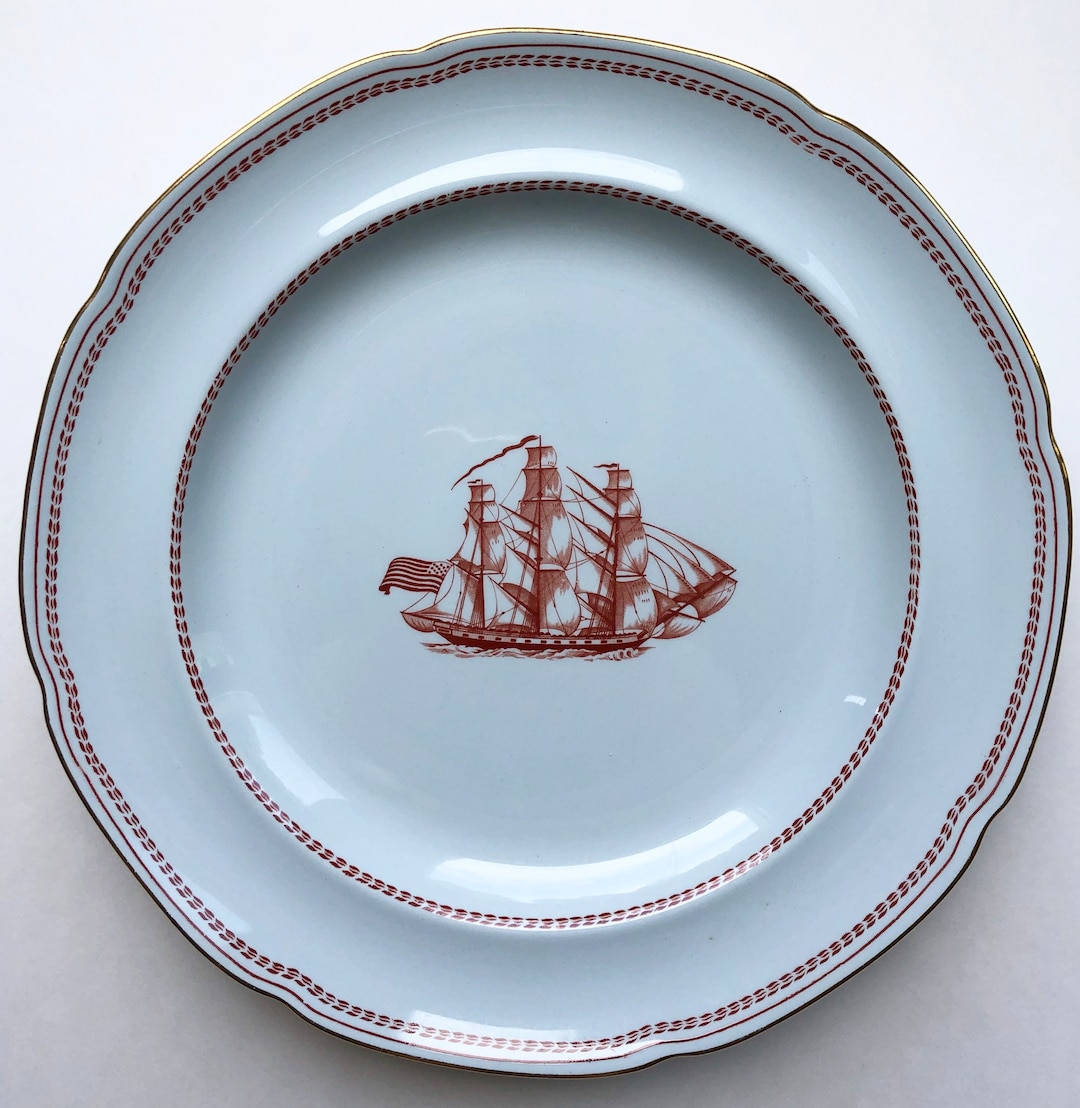 Spode Copeland England Dinnerware Set for 4 in Red Trade Winds - Etsy