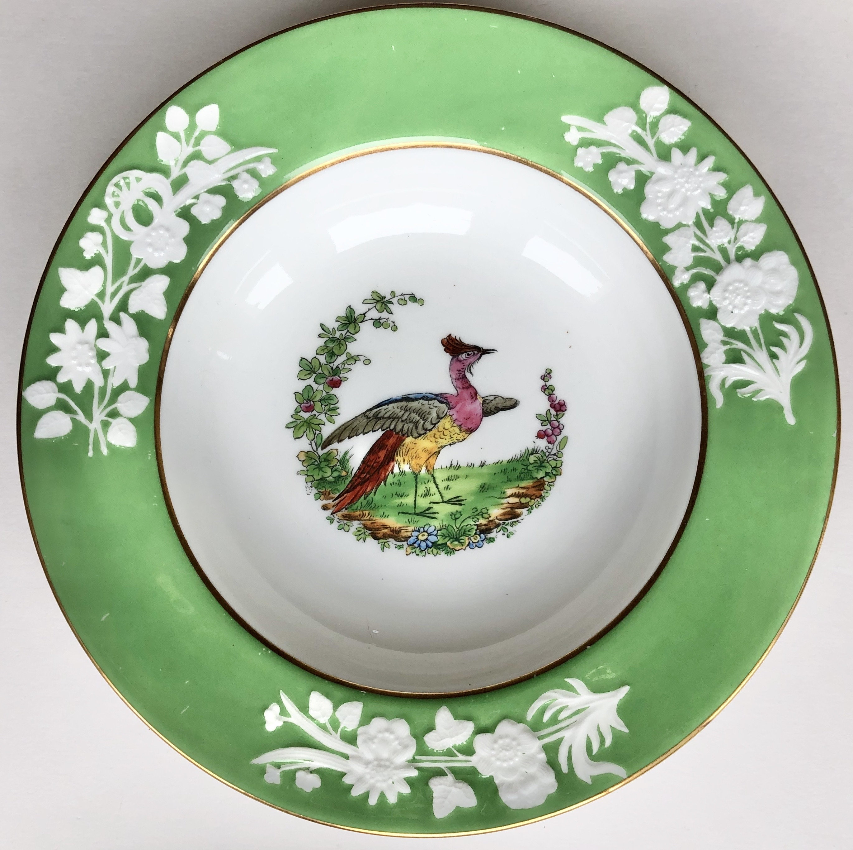 Spode Exotic Bird / Peacock / Pheasant Rim Soup Bowl. Rare Collectible ...