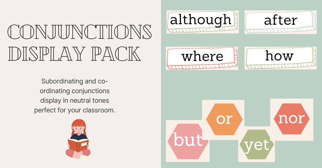 Neutral Classroom Conjunction Display - Classroom Display, Home ...