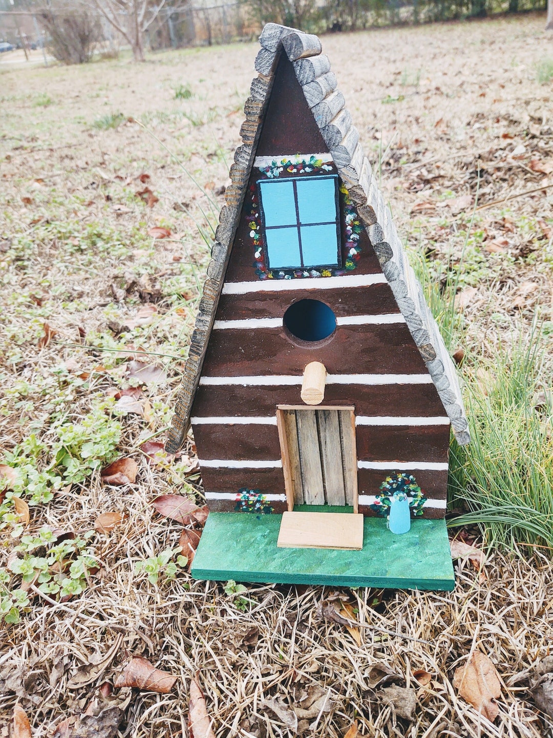 A Frame Birdhouse Wall Unit - Decorative - Etsy