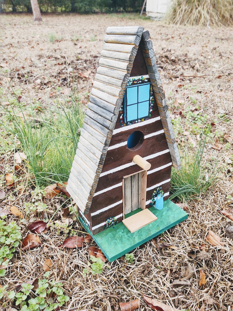 A Frame Birdhouse Wall Unit - Decorative - Etsy