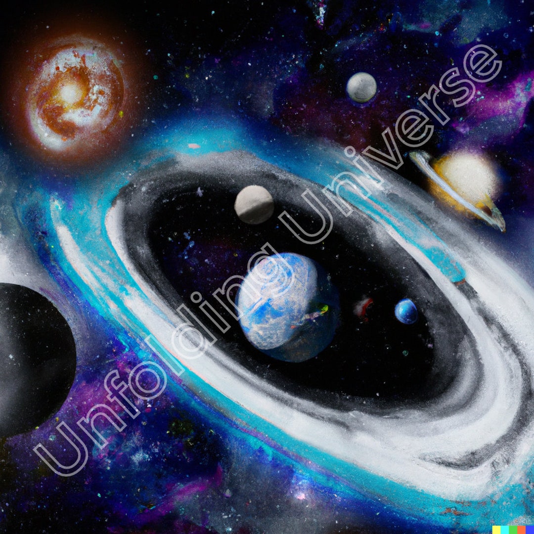 Cosmic Visions: Stunning Digital Art of the Universe Print - Etsy