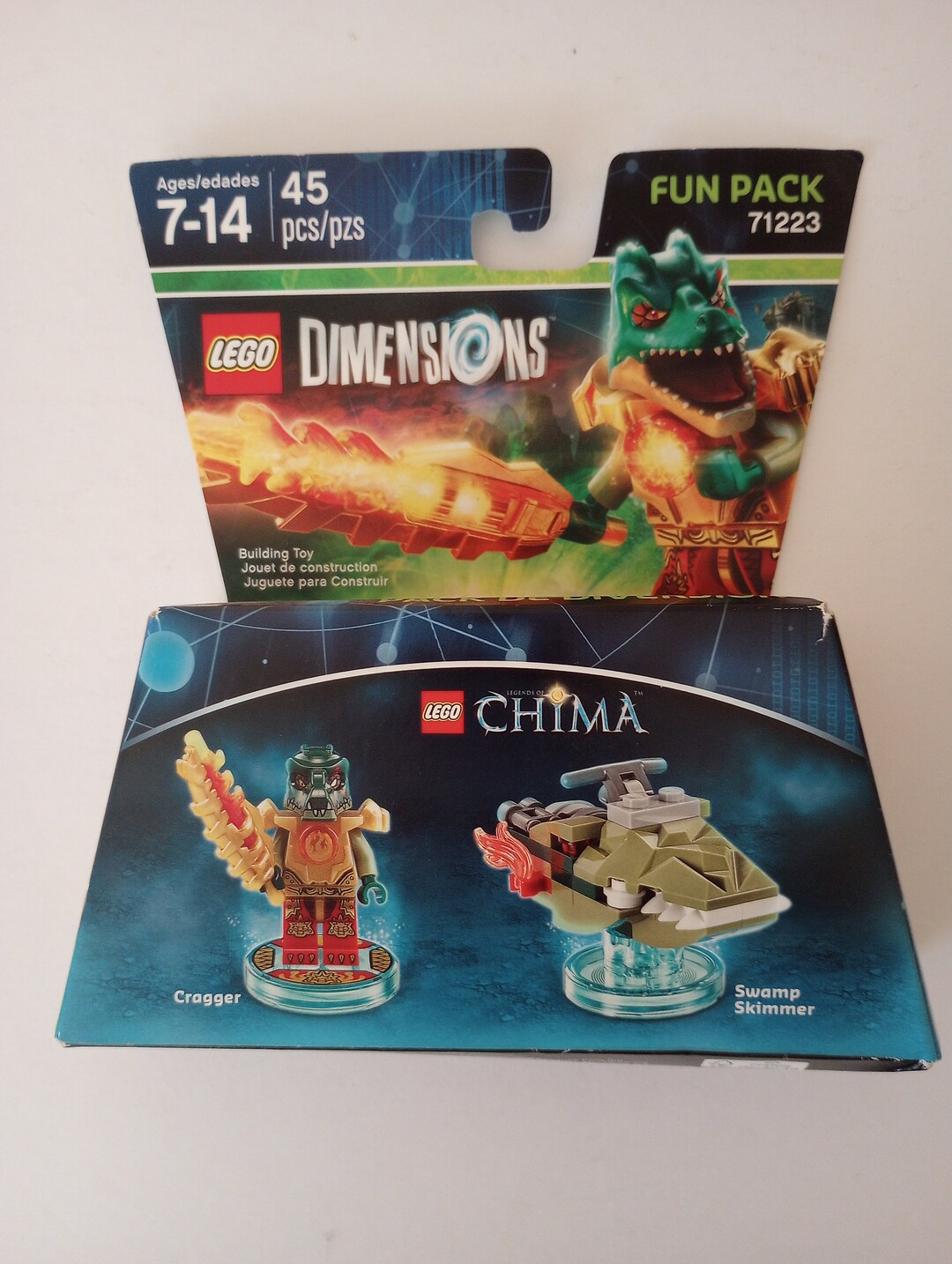 Lego Dimensions-chima Fun Pack 71223-cragger-swamp Skimmer-45 Pieces ...