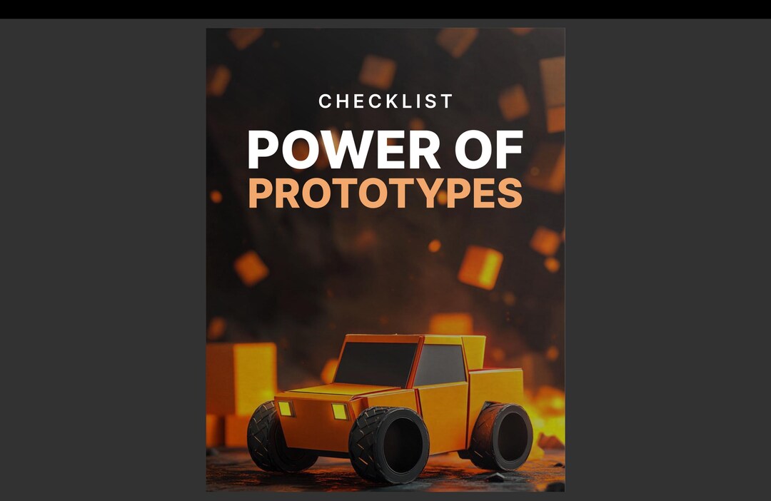 Power of Prototypes Checklist - Etsy
