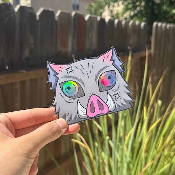 Demon Slayer Inosuke Sticker - Etsy