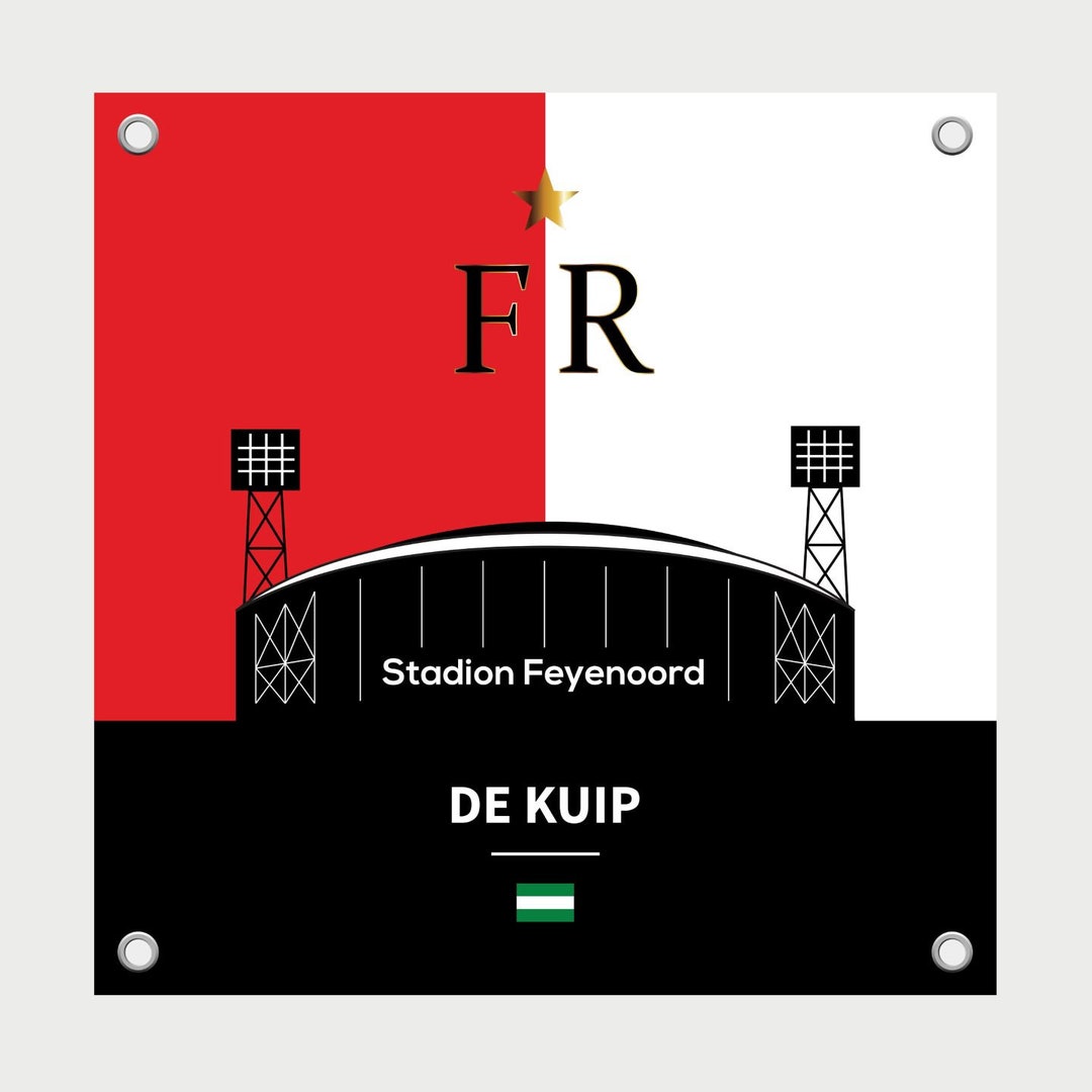 Feyenoord Garden Poster De Kuip Football Garden Poster Poster Garden ...