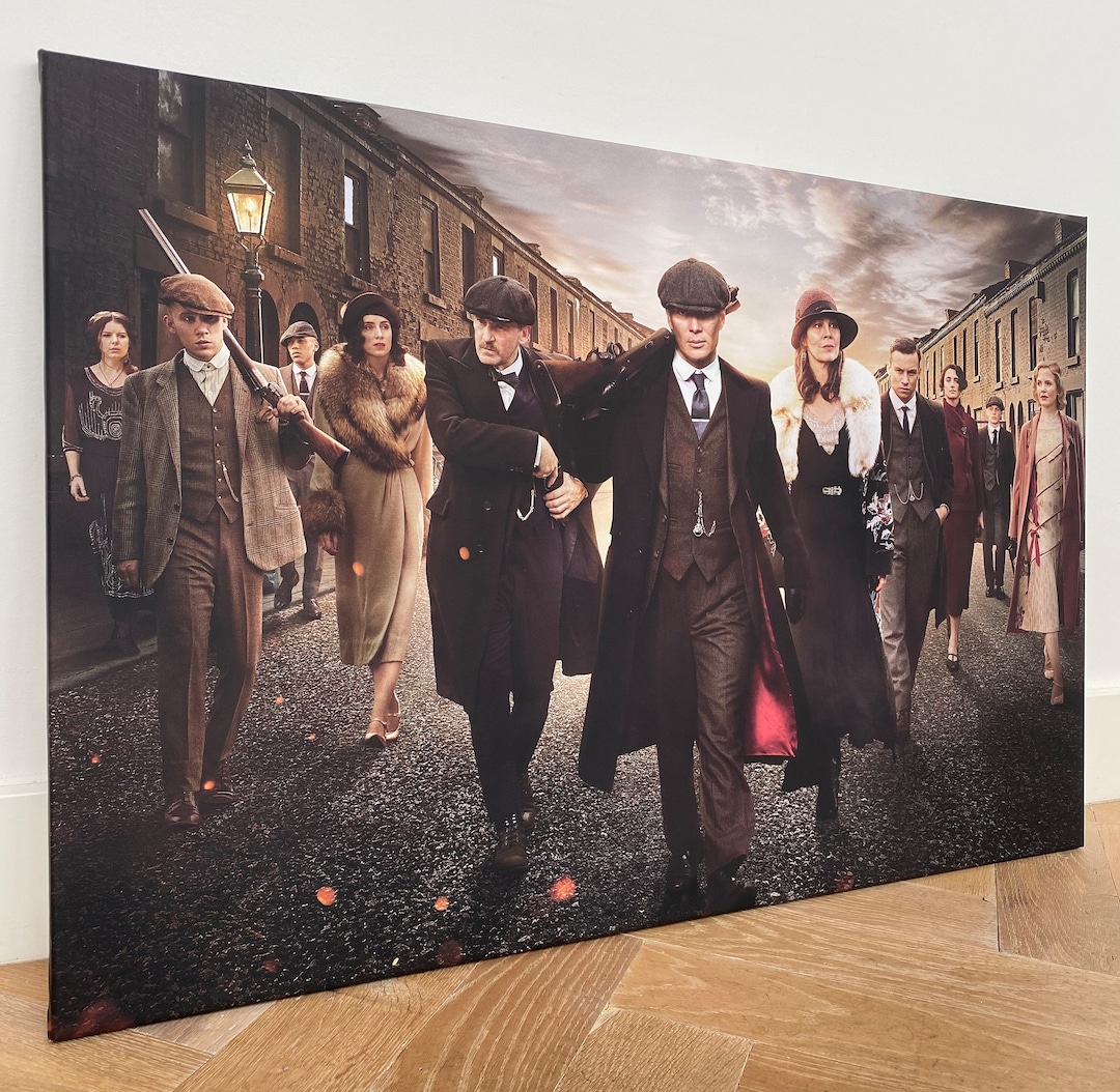 Peaky Blinders Painting the Shelby Family Canvas Print Wall Decoration ...