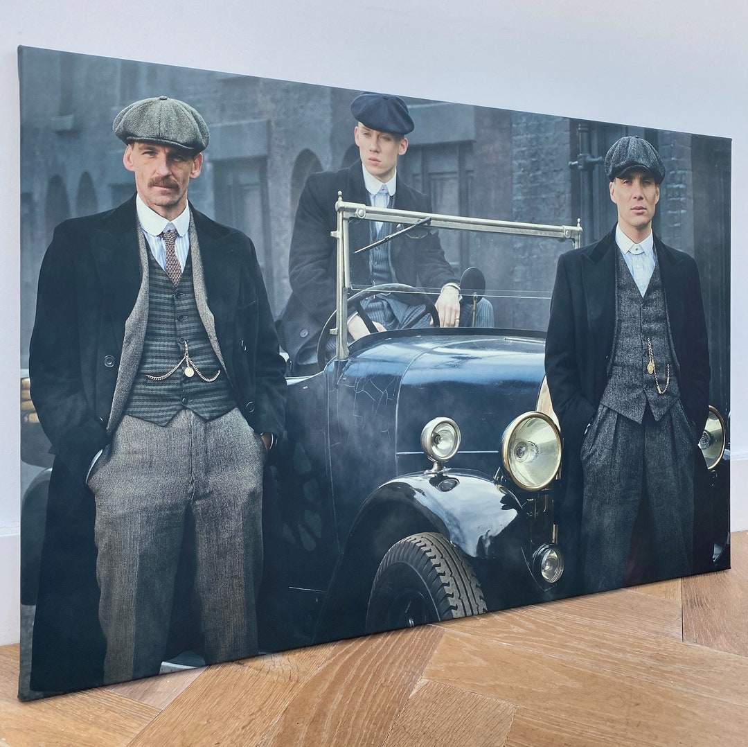 Peaky Blinders Painting the Shelby Brothers Canvas Print Wall ...