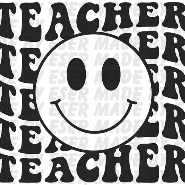 Teacher Svg Smiley Face Svg - Etsy