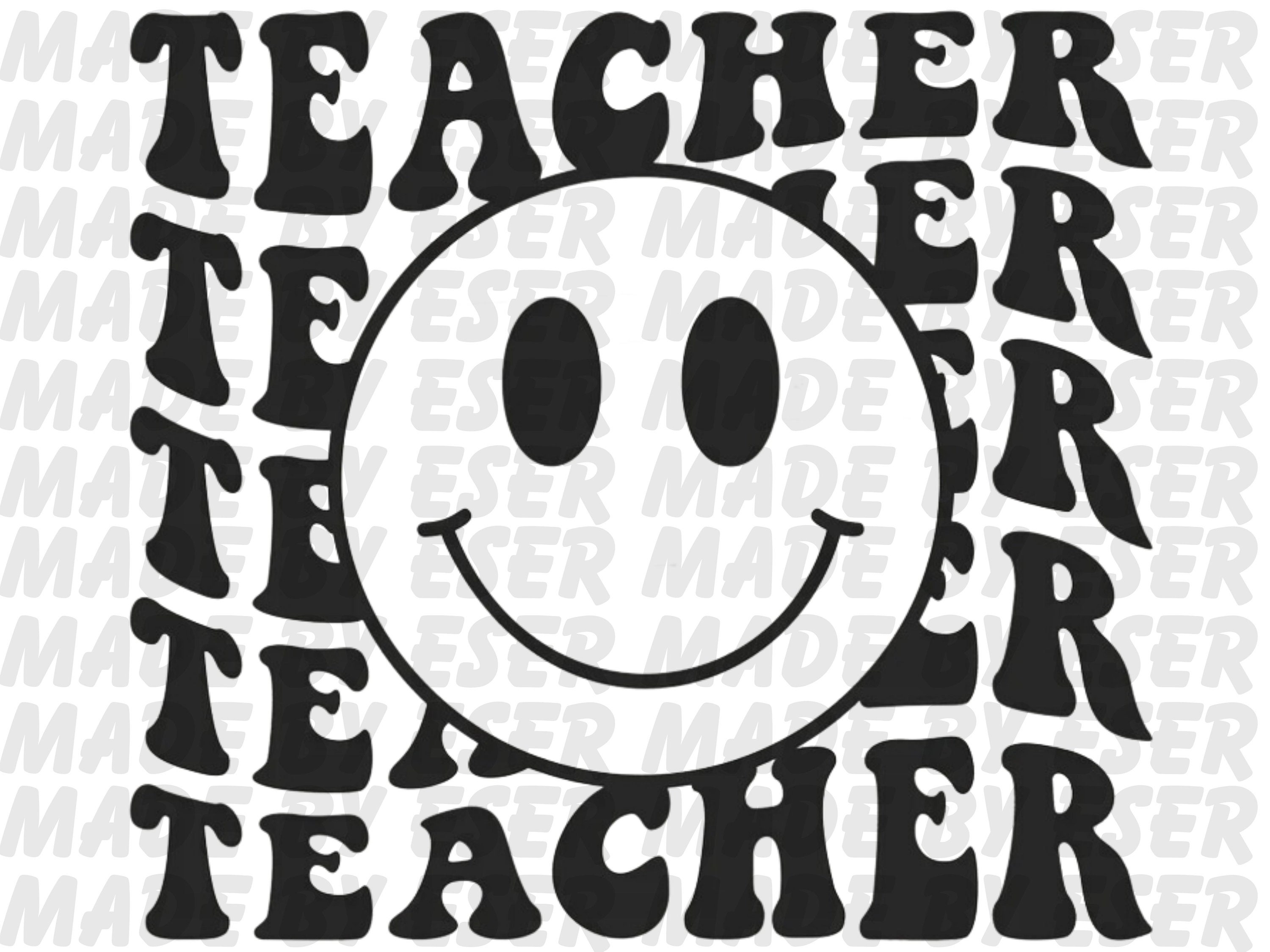 Teacher Svg, Smiley Face Svg, Educator Svg, Back to School Svg ...