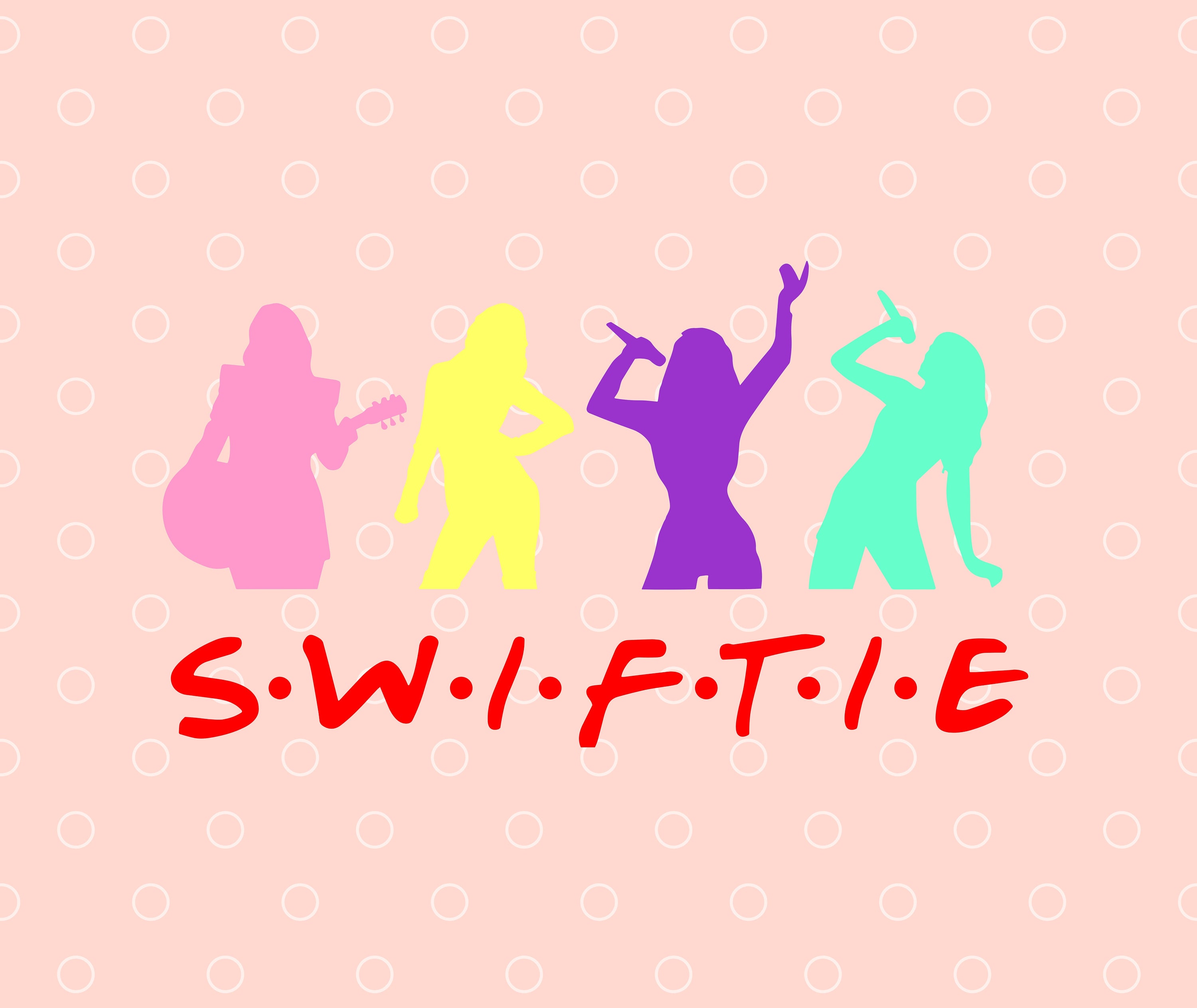 Swiftie Friends Bundle Taylor Silhouette Svg, Taylor Swift Merch Png ...