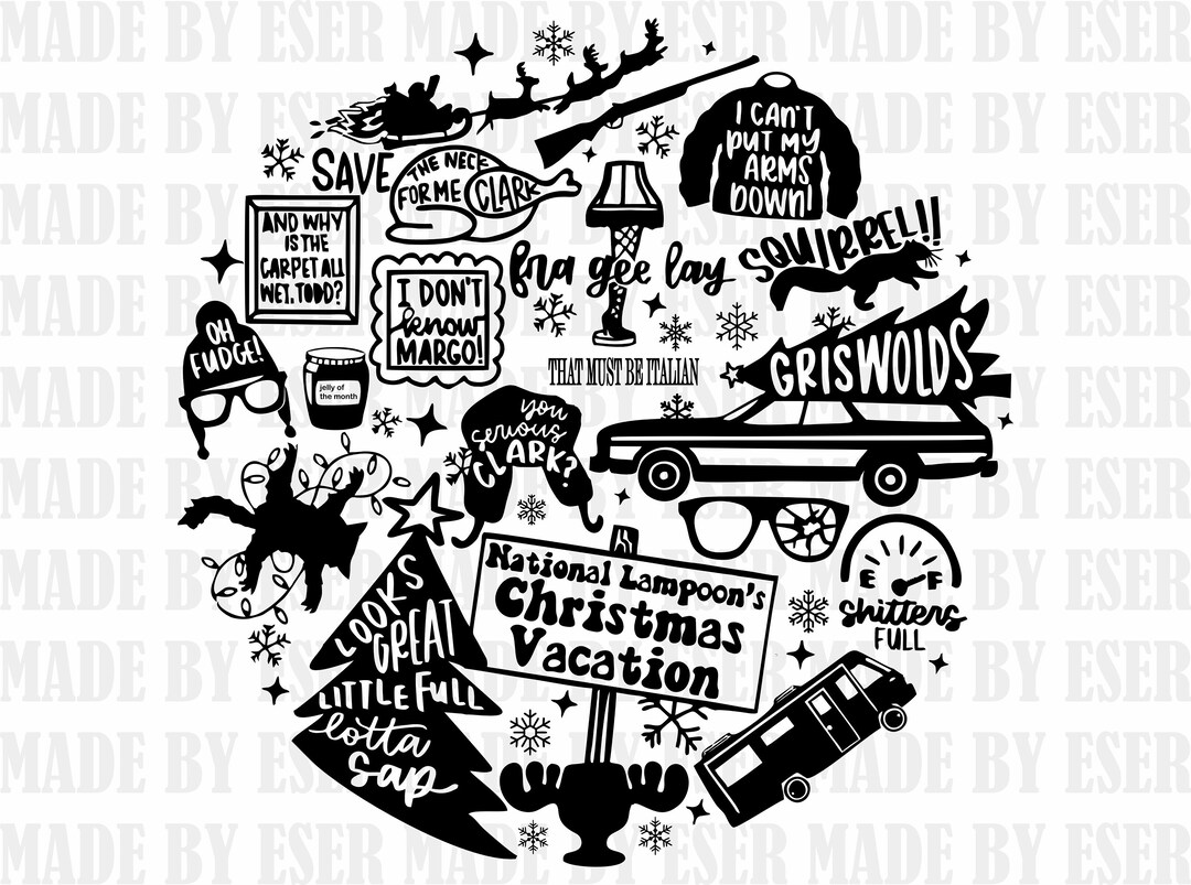 Christmas Vacation SVG, National Lampoon's, Cricut Cut File (digital ...