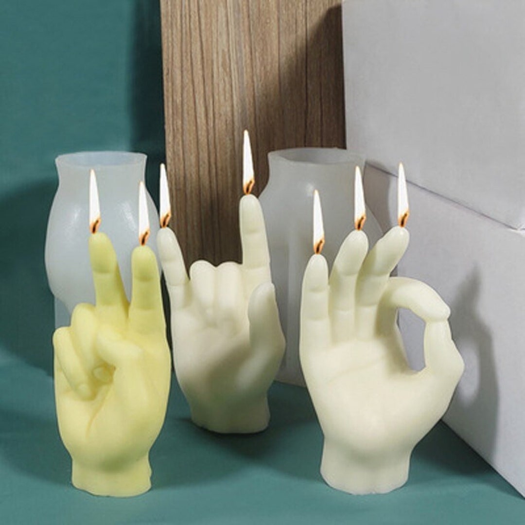 3D Finger Shape Candle Mold / Moulds - Etsy