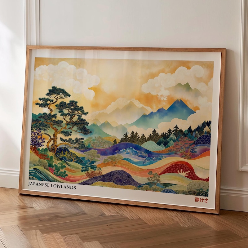 Japan Landscape Poster - Etsy