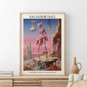 Salvador Dali Exhibition Poster, Digital Download, Surreal Wall Art ...