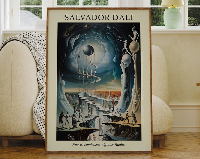 Salvador Dali Surreal Art Print, Digital Download, Dali Wall Art ...