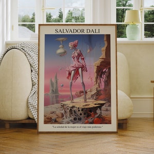 Salvador Dali Exhibition Poster, Digital Download, Surreal Wall Art ...