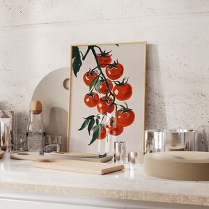 Kitchen Wall Art Tomato Print, Tomato Poster, Kitchen Gifts, Kitchen ...