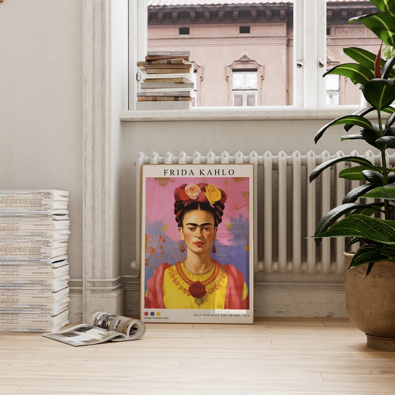 Frida Kahlo Portrait Painting by Frida Kahlo, Digital Download ...