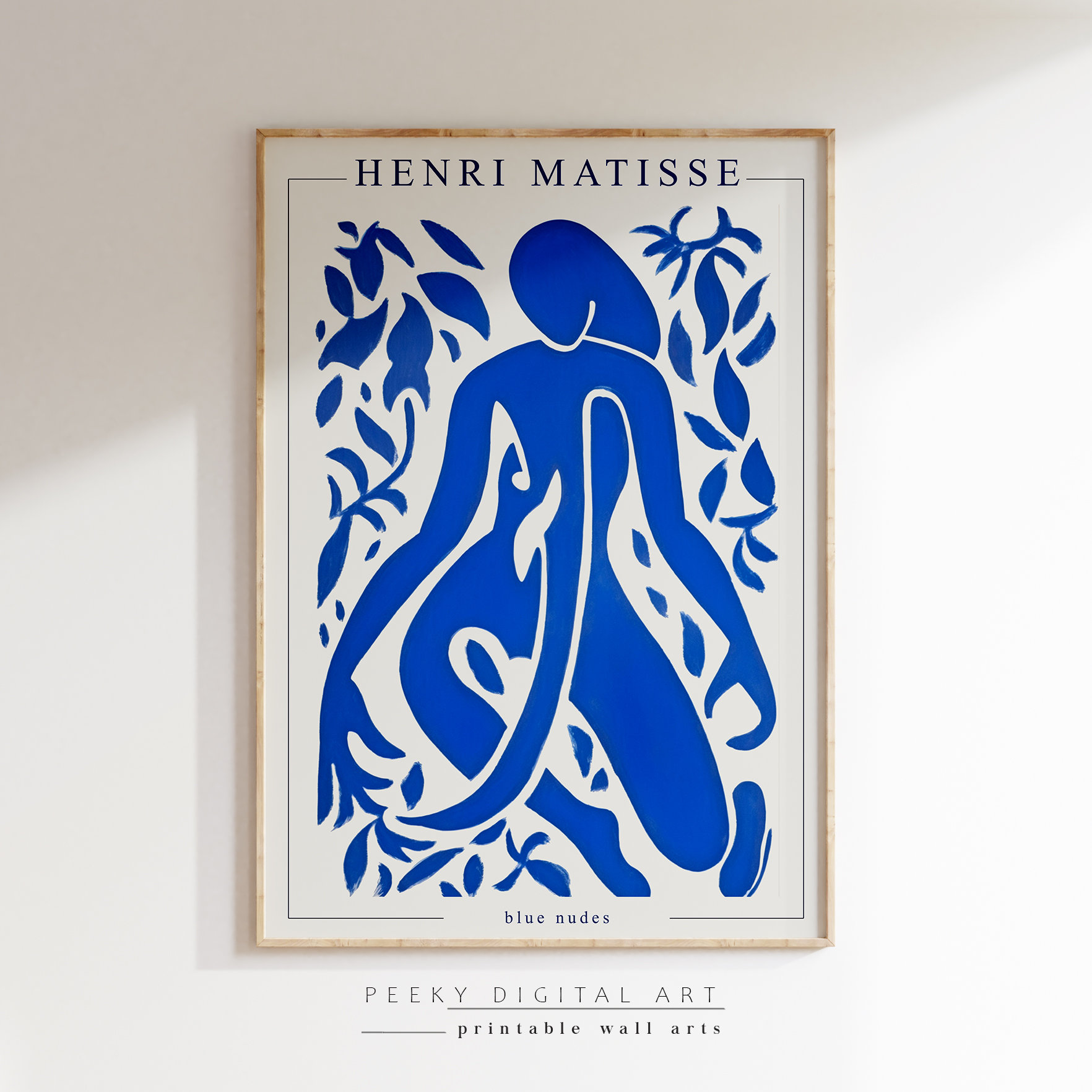 Henri Matisse Blue Nudes Poster, Henri Matisse Print, Digital Download, Blue Matisse Print, Blue ...