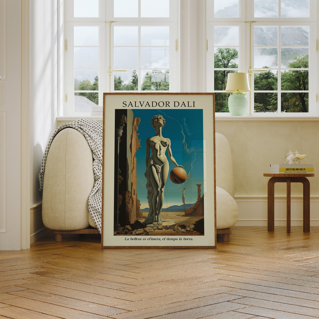 Salvador Dali Art Surreal Woman Poster, Digital Prints, Dali Wall Art ...