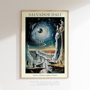Salvador Dali Surreal Art Print, Digital Download, Dali Wall Art ...