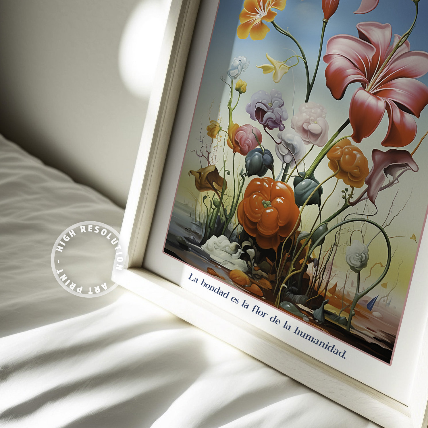 Salvador Dali Print, Salvador Dali, Flower Market, Surreal Painting ...